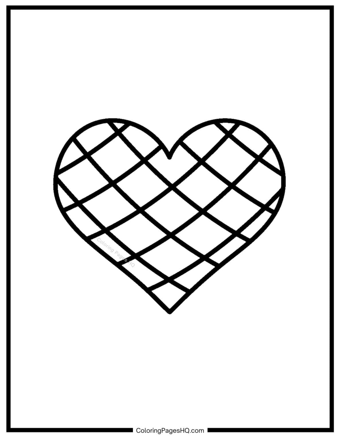 Cute Heart Coloring Pages (Free PDF Printables) - Coloring Pages HQ