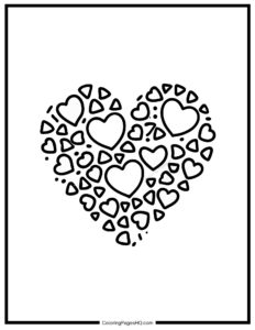 Cute Heart Coloring Pages (Free PDF Printables) - Coloring Pages HQ
