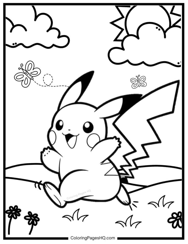 Pokémon Coloring Pages (Free PDF Printables) - Coloring Pages HQ