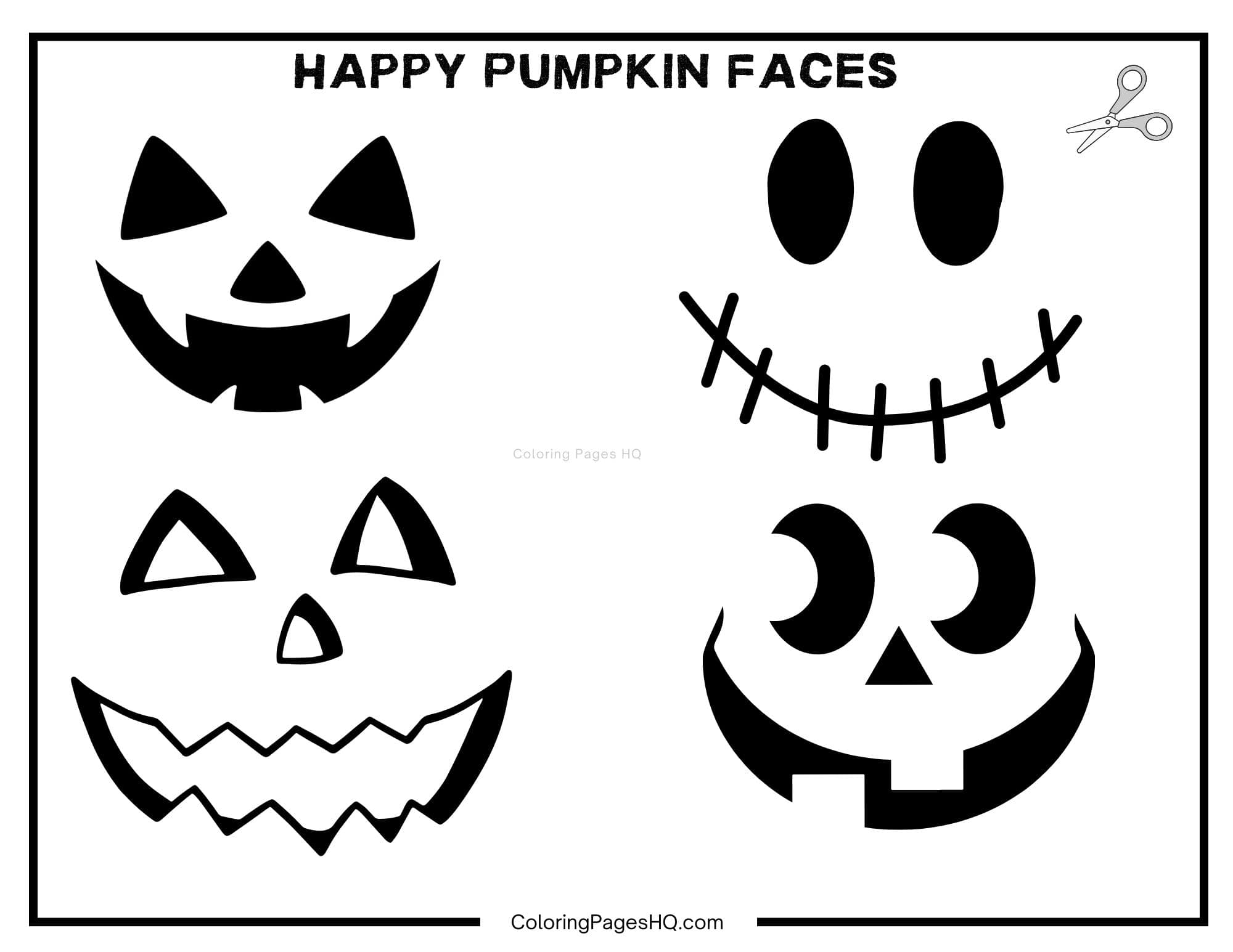 Fun Halloween Pumpkin Cut and Glue Worksheet (Free PDF Printables ...
