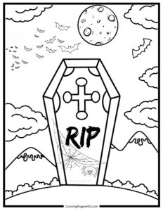 Halloween Coloring Pages (Free PDF Printables) - Coloring Pages HQ