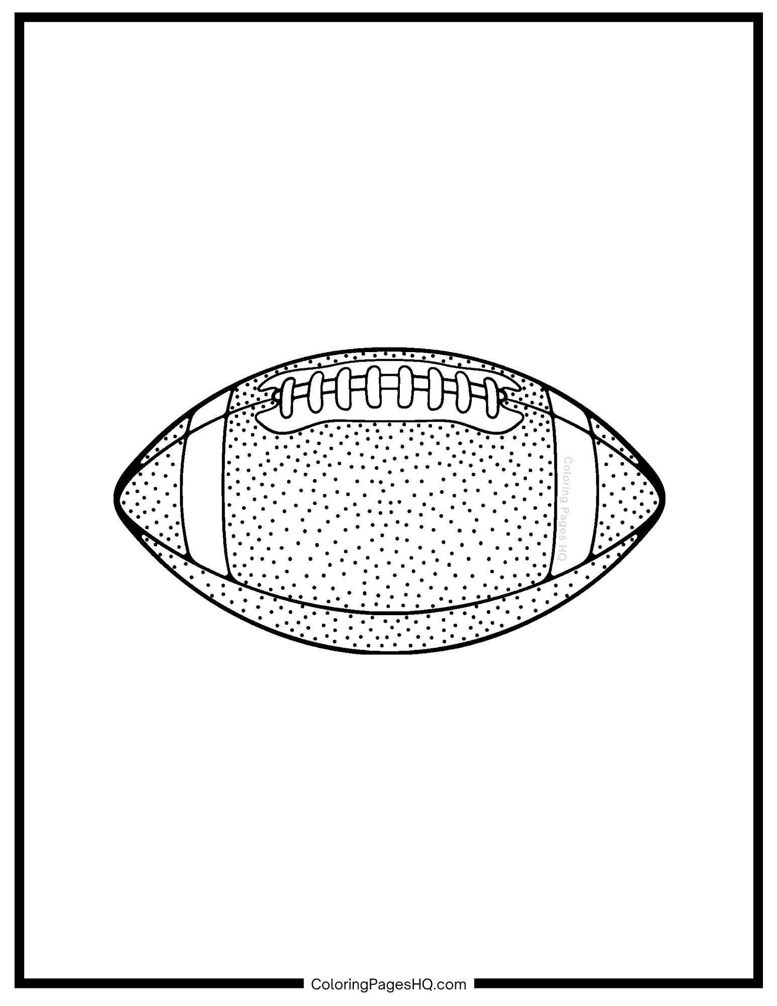 Fun Football Coloring Pages (Free PDF Printables) - Coloring Pages HQ