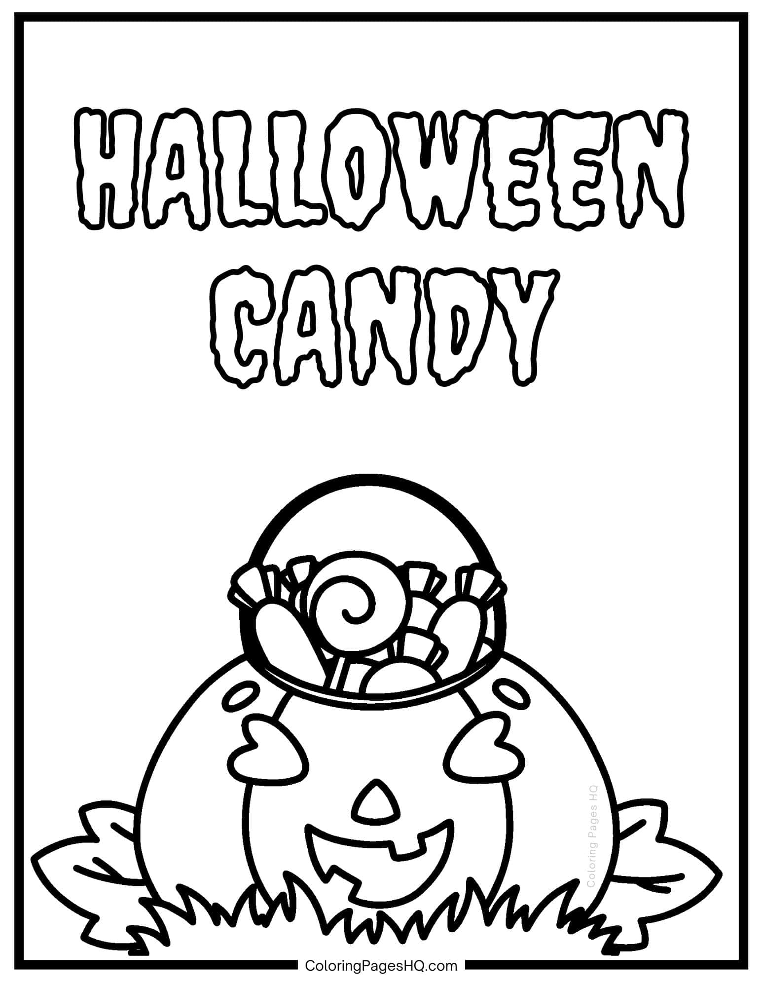 Halloween Coloring Pages (Free PDF Printables) - Coloring Pages HQ