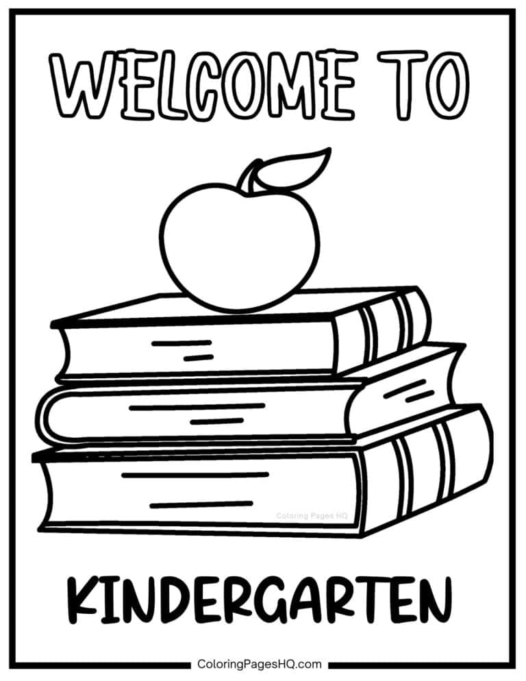 Welcome to School by Grade Coloring Pages (Free PDF Printables ...