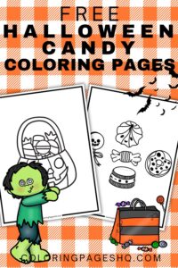 Halloween Candy Coloring Pages (Free PDF Printables) - Coloring Pages HQ