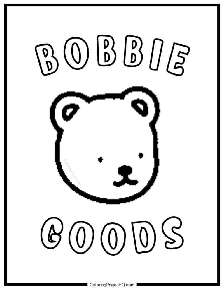 Easy to Color Bobbie Goods Coloring Pages (Free PDF Printables ...