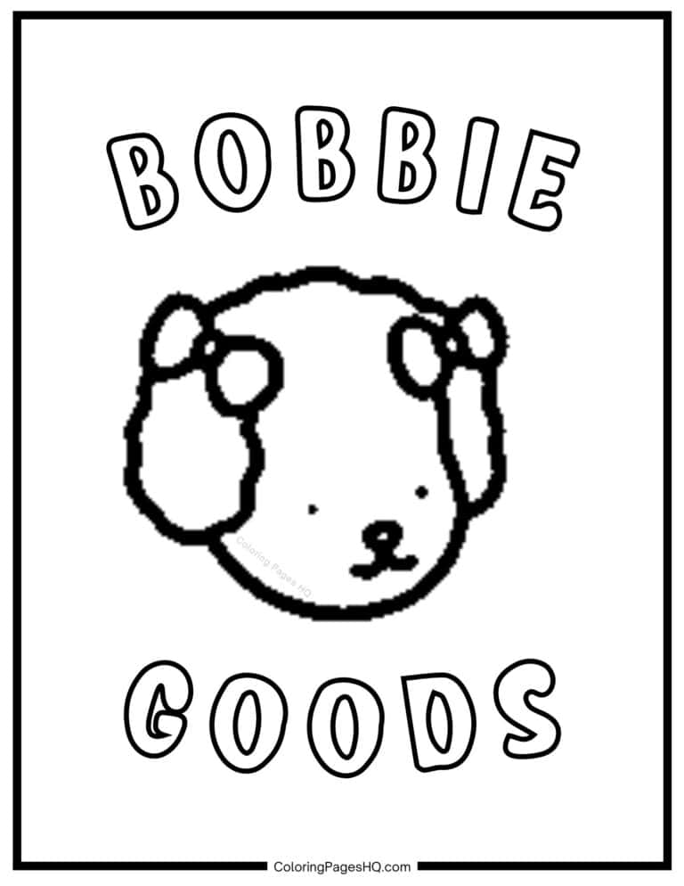 Easy to Color Bobbie Goods Coloring Pages (Free PDF Printables ...
