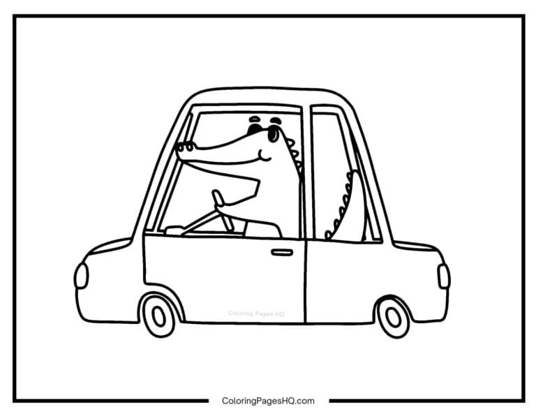 Alligator Coloring Pages (Free PDF Printables) - Coloring Pages HQ