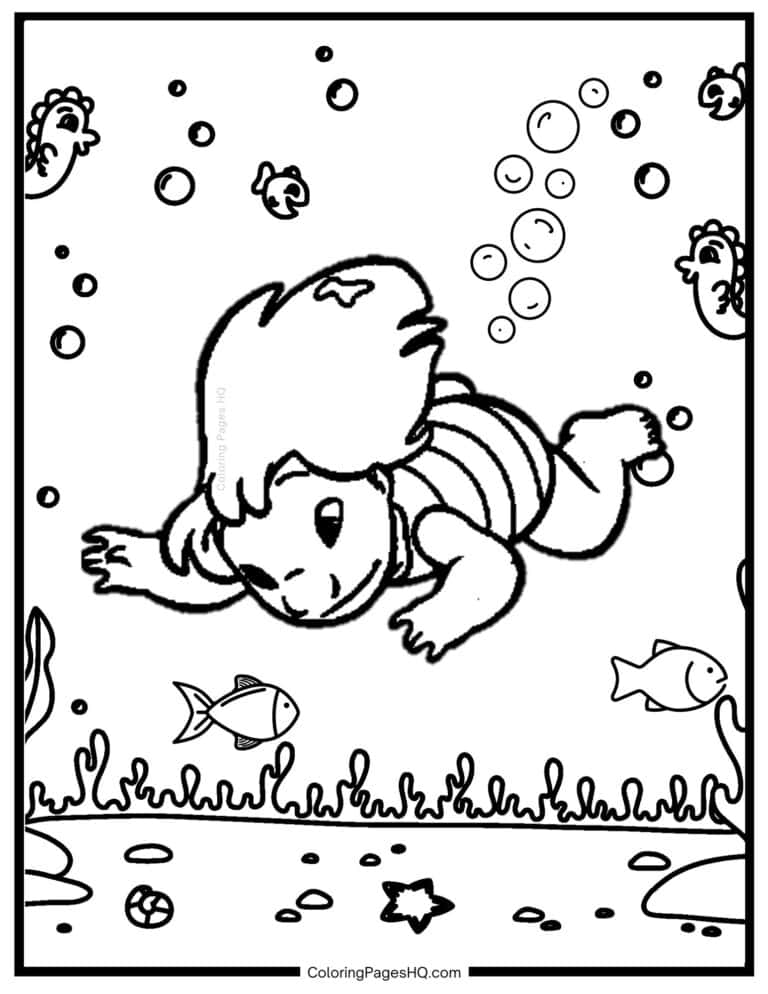 Lilo & Stitch Coloring Pages (Free PDF Printables) - Coloring Pages HQ