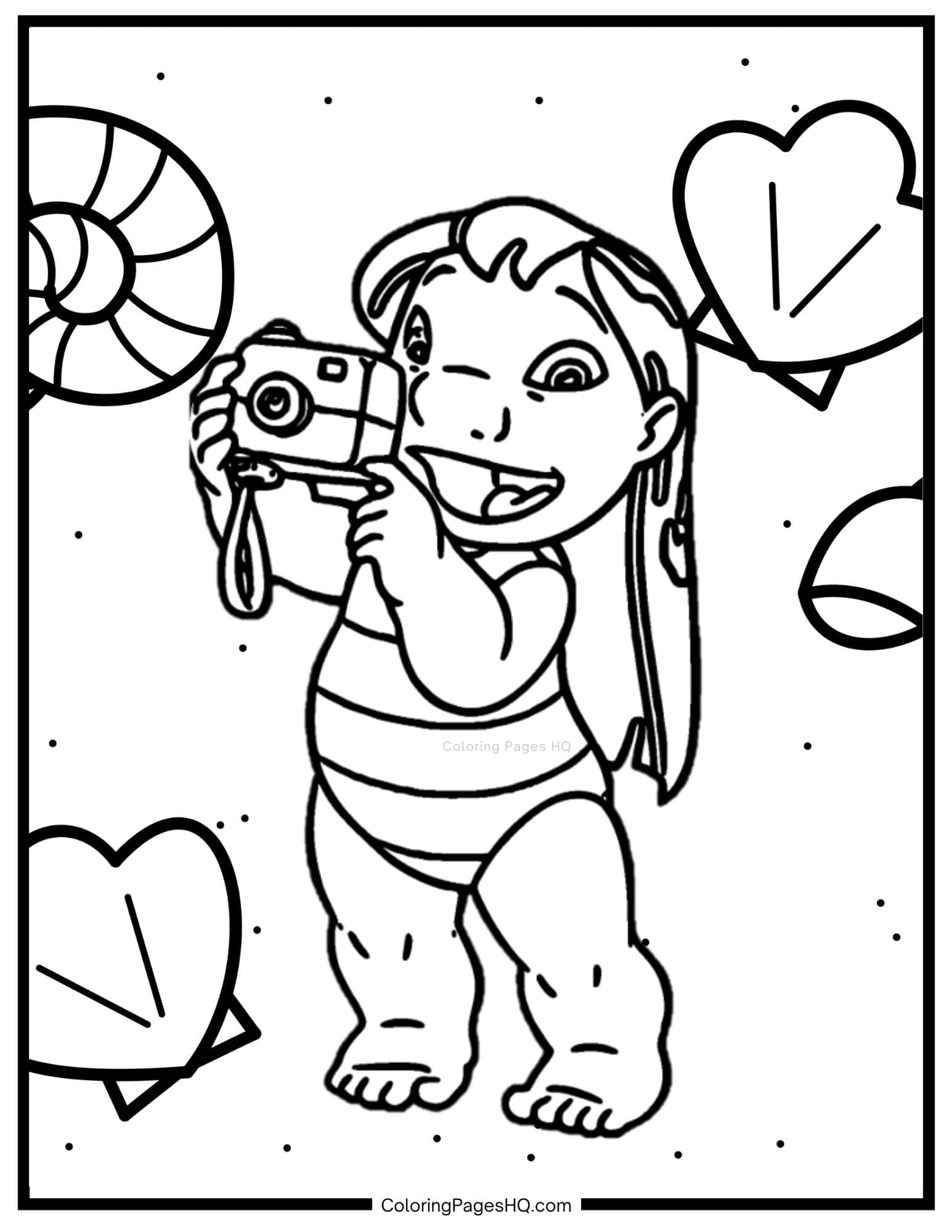 Lilo & Stitch Coloring Pages (Free PDF Printables) - Coloring Pages HQ