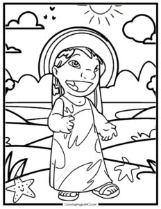 Lilo & Stitch Coloring Pages (Free PDF Printables) - Coloring Pages HQ