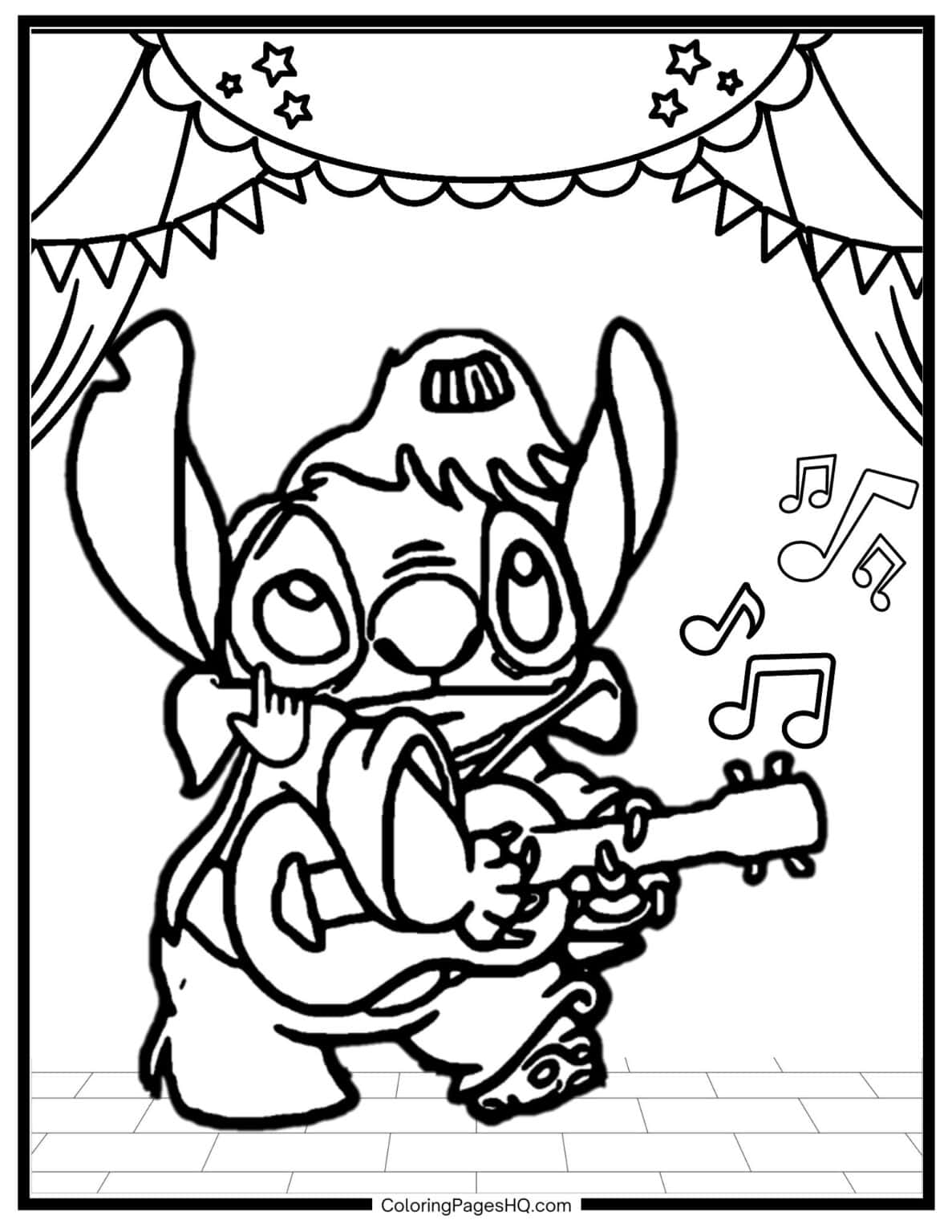 Lilo & Stitch Coloring Pages (Free PDF Printables) - Coloring Pages HQ