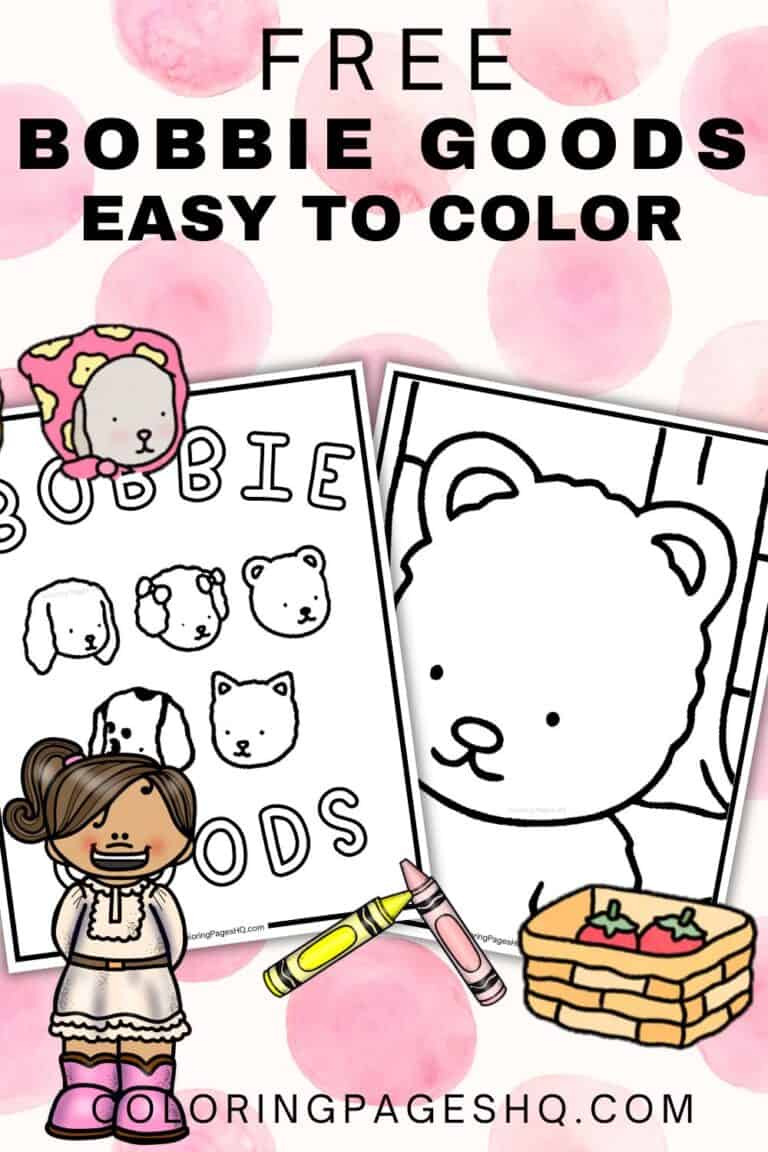 Easy to Color Bobbie Goods Coloring Pages (Free PDF Printables ...