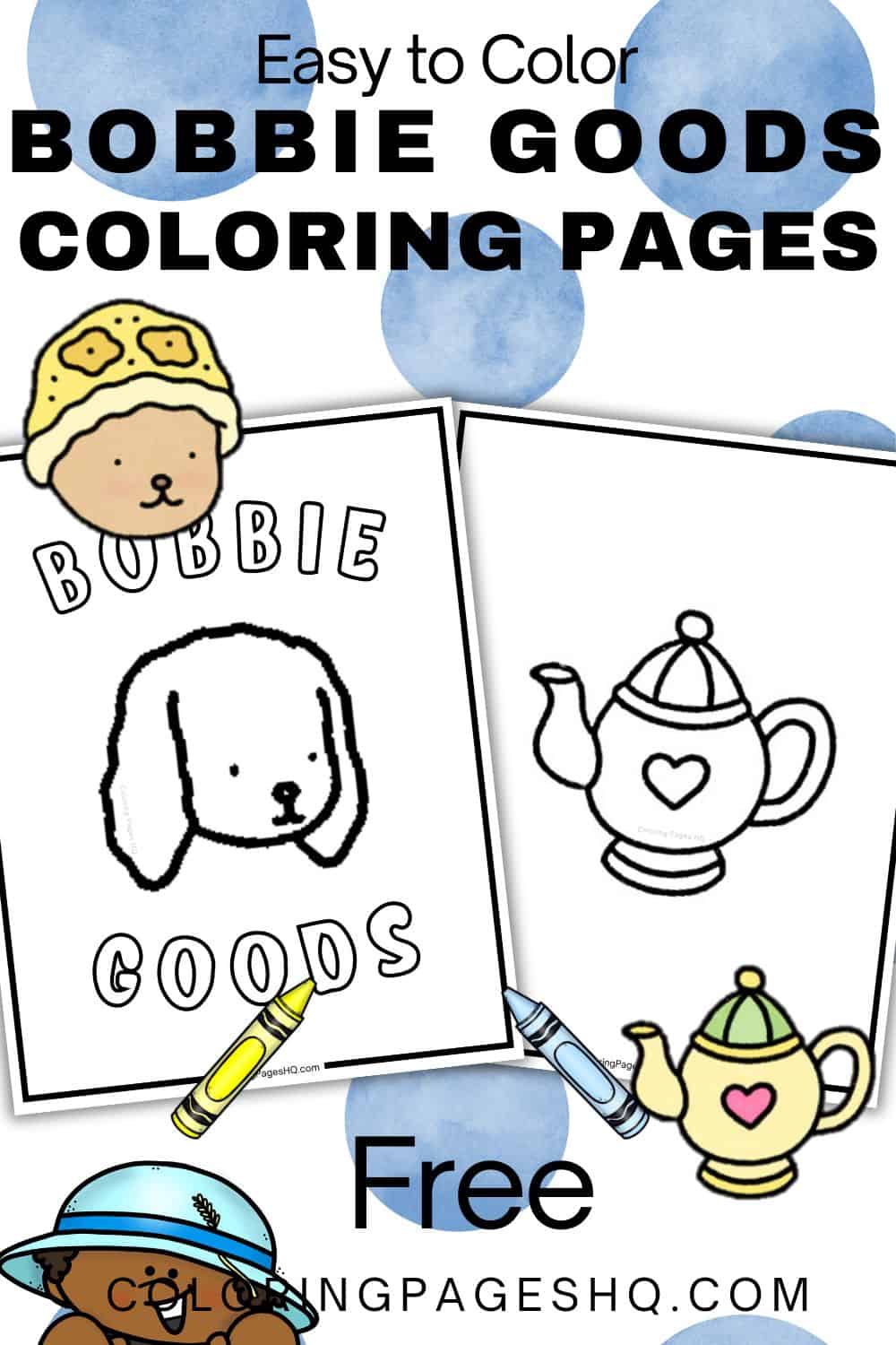 Easy to Color Bobbie Goods Coloring Pages (Free PDF Printables ...