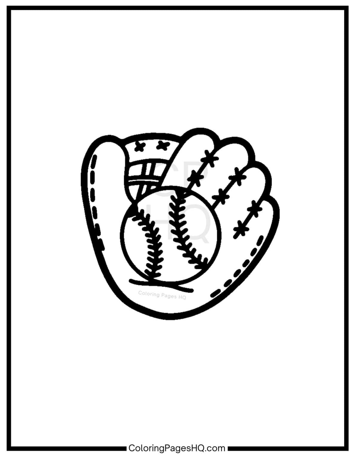Preschool Baseball Coloring Pages (Free PDF Printables) - Coloring Pages HQ