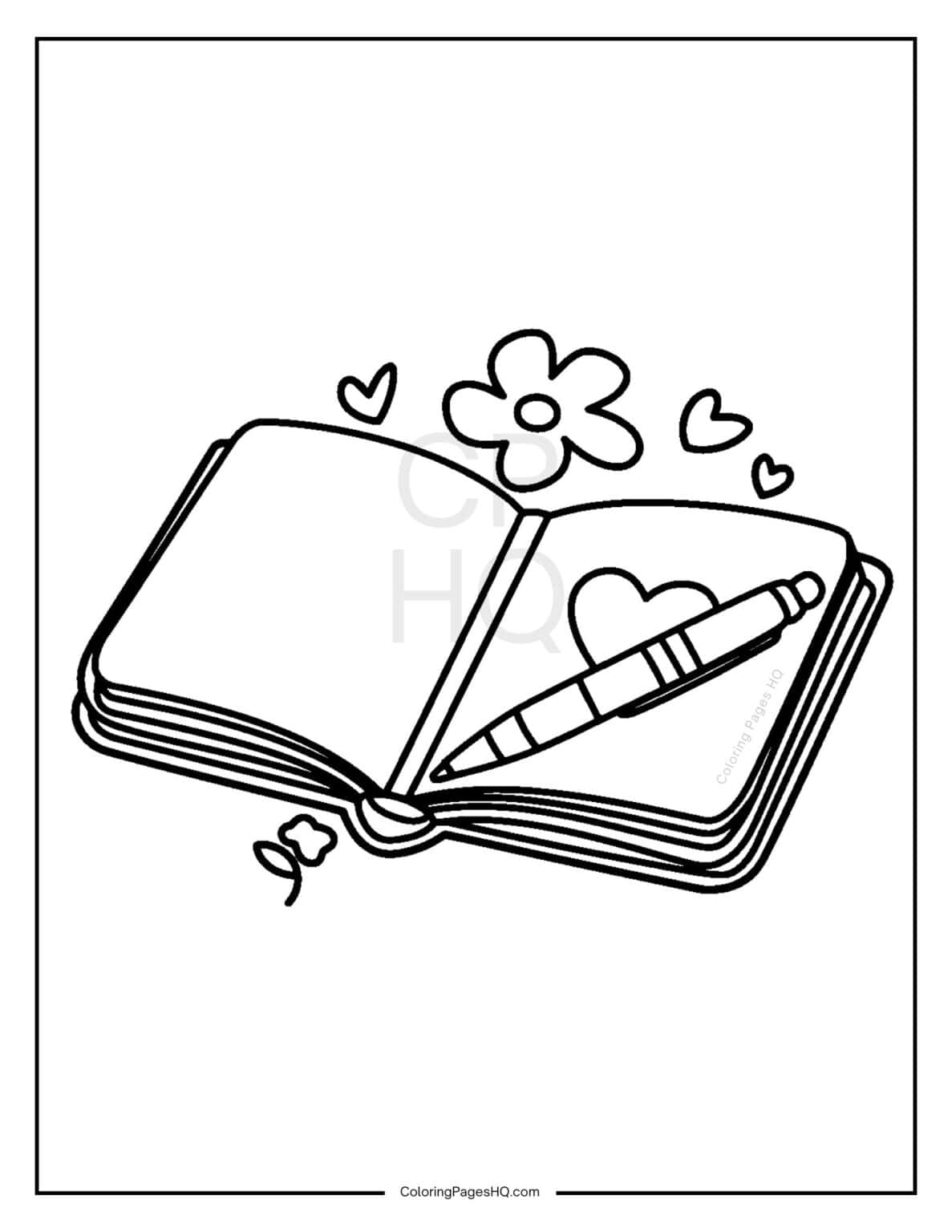 39 Cute Retro Book Coloring Pages (Free PDF Printables) - Coloring Pages HQ
