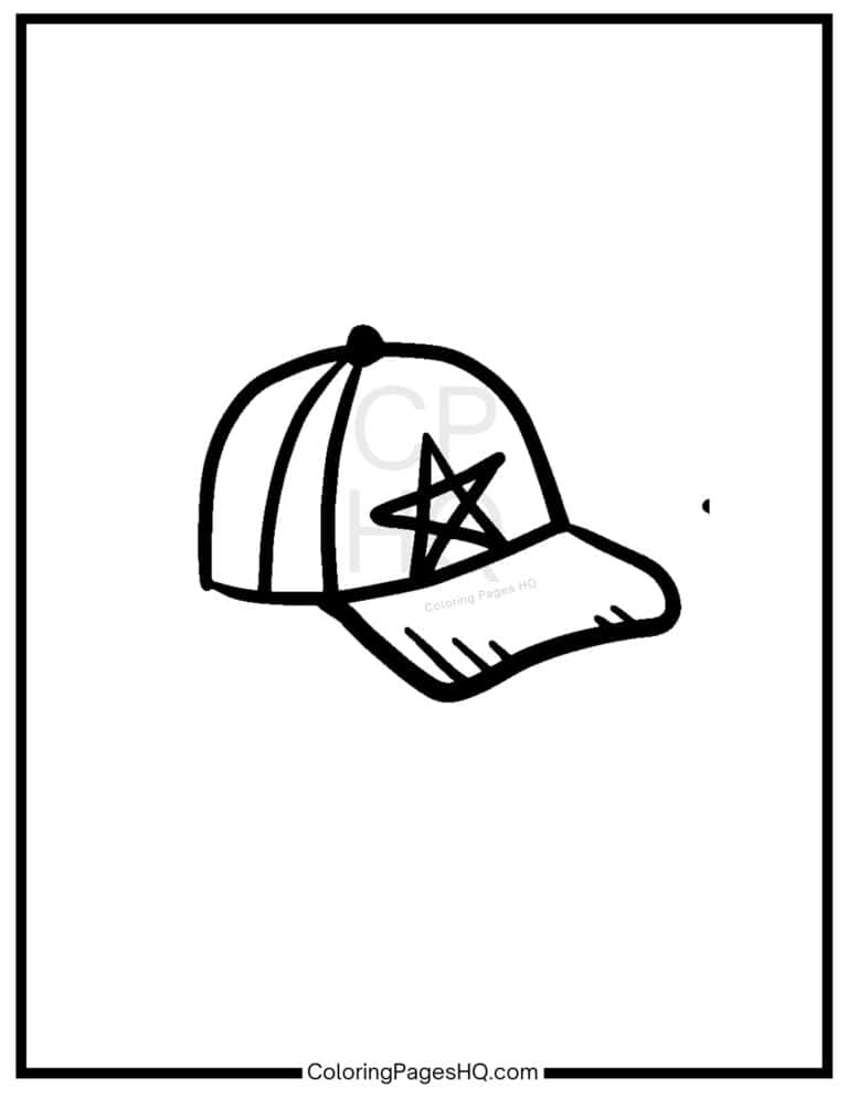 Preschool Baseball Coloring Pages (Free PDF Printables) - Coloring Pages HQ