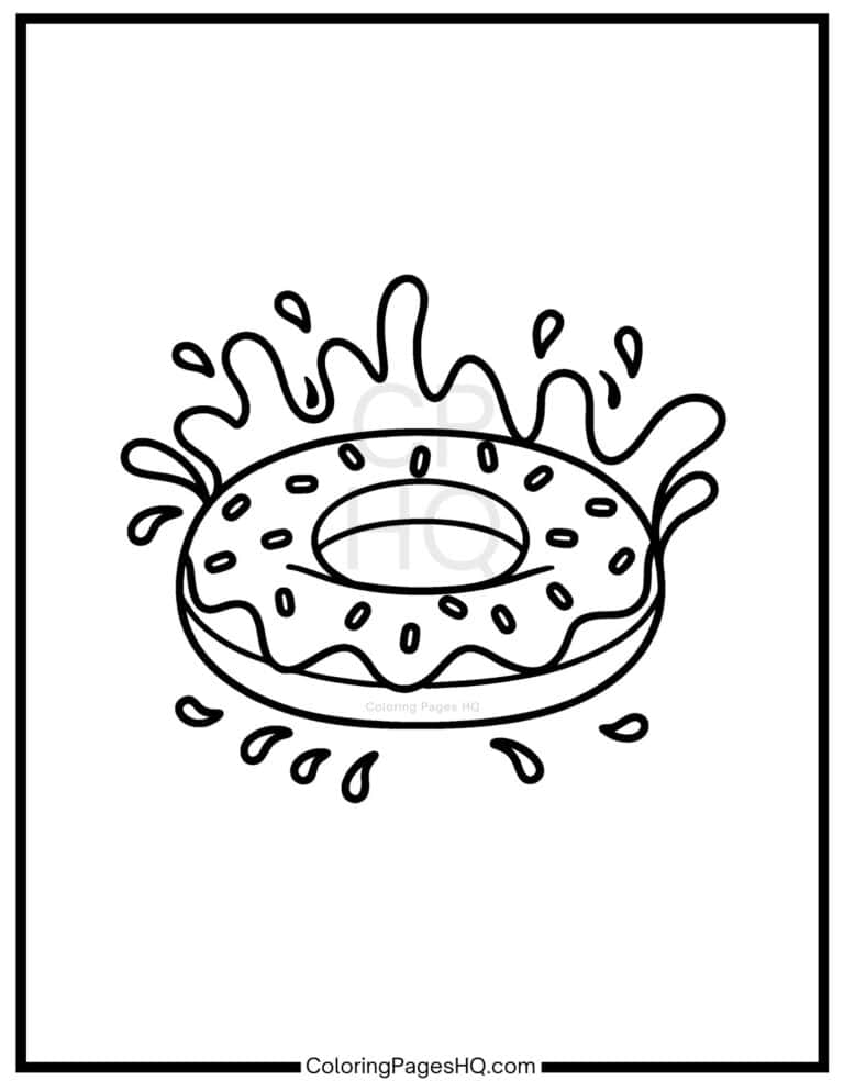 37 Easy to Color Summer Vibes Coloring Pages (Free PDF Printables ...