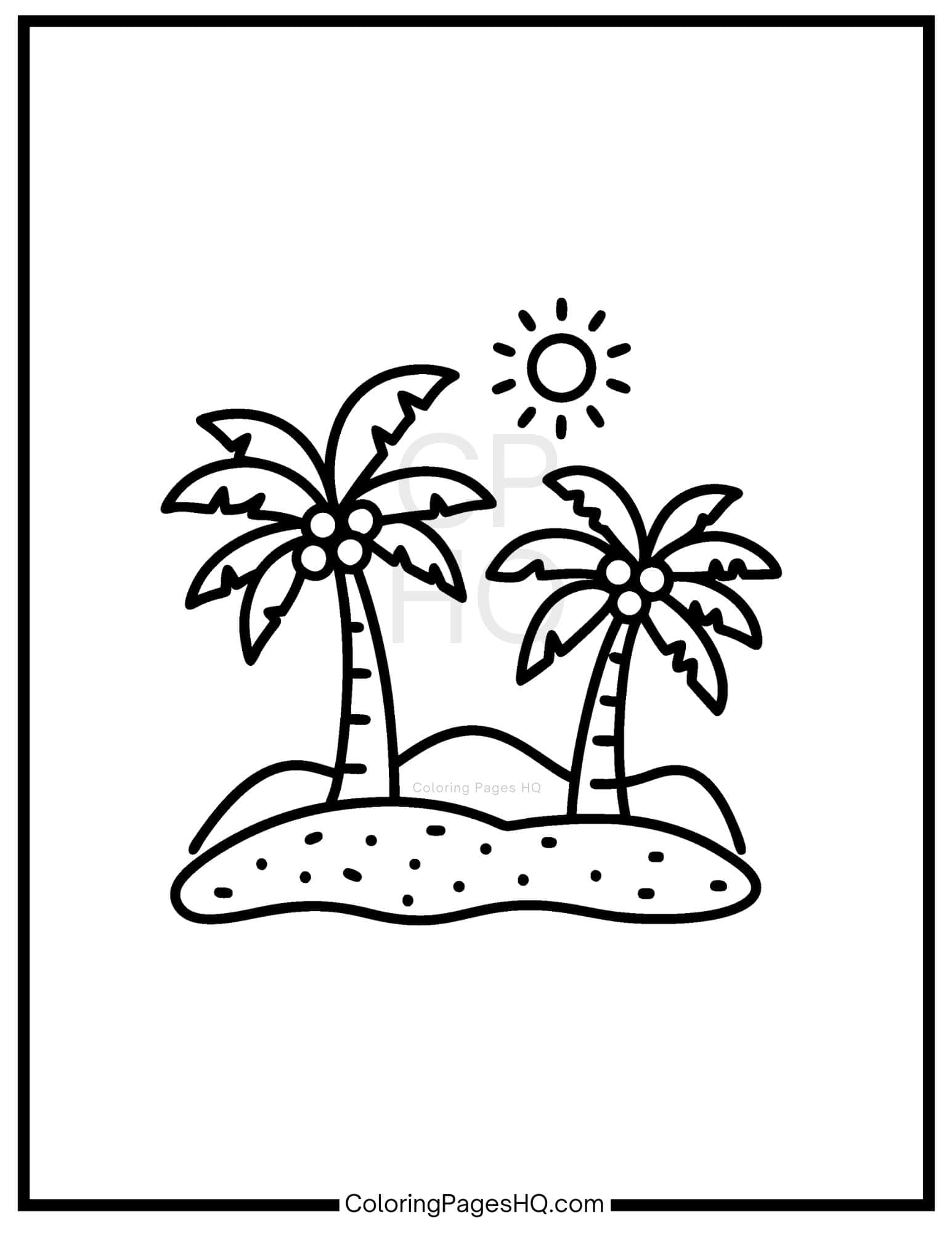 37 Easy to Color Summer Vibes Coloring Pages (Free PDF Printables ...