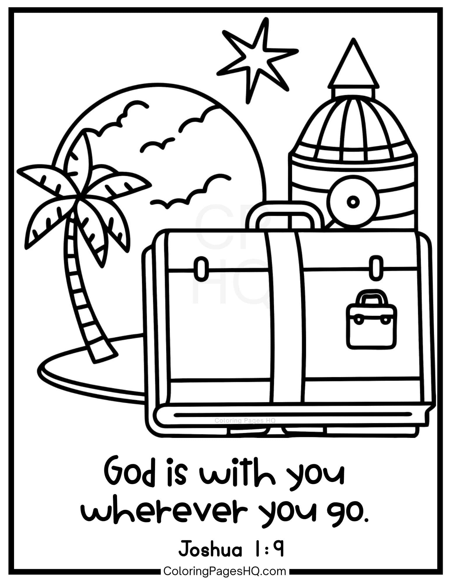 Cute God is with You Coloring Pages (Free PDF Printables) - Coloring ...