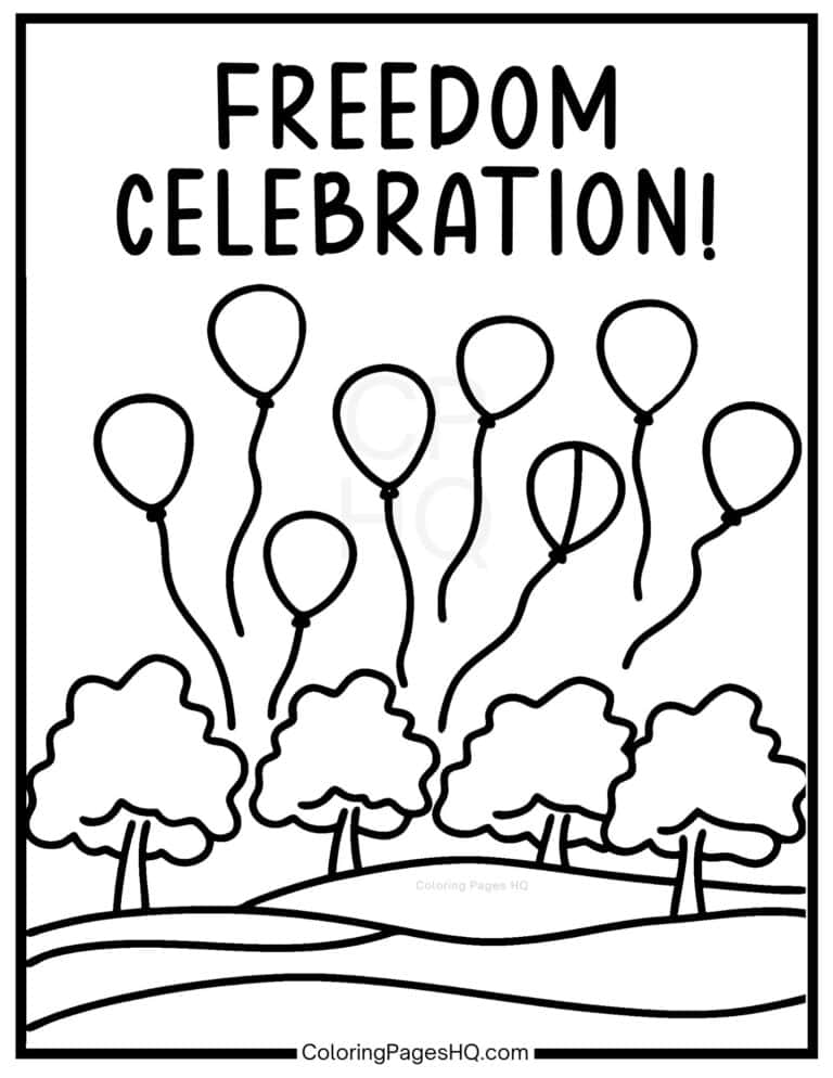 Juneteenth Coloring Pages (Free PDF Printables) - Coloring Pages HQ