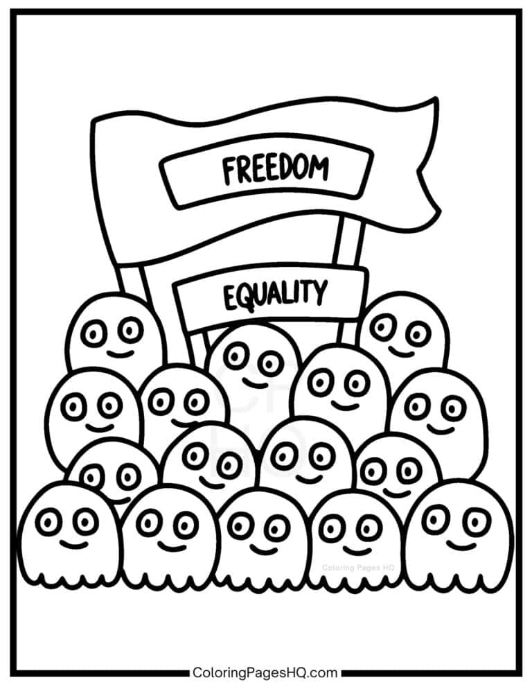 Juneteenth Coloring Pages (Free PDF Printables) - Coloring Pages HQ