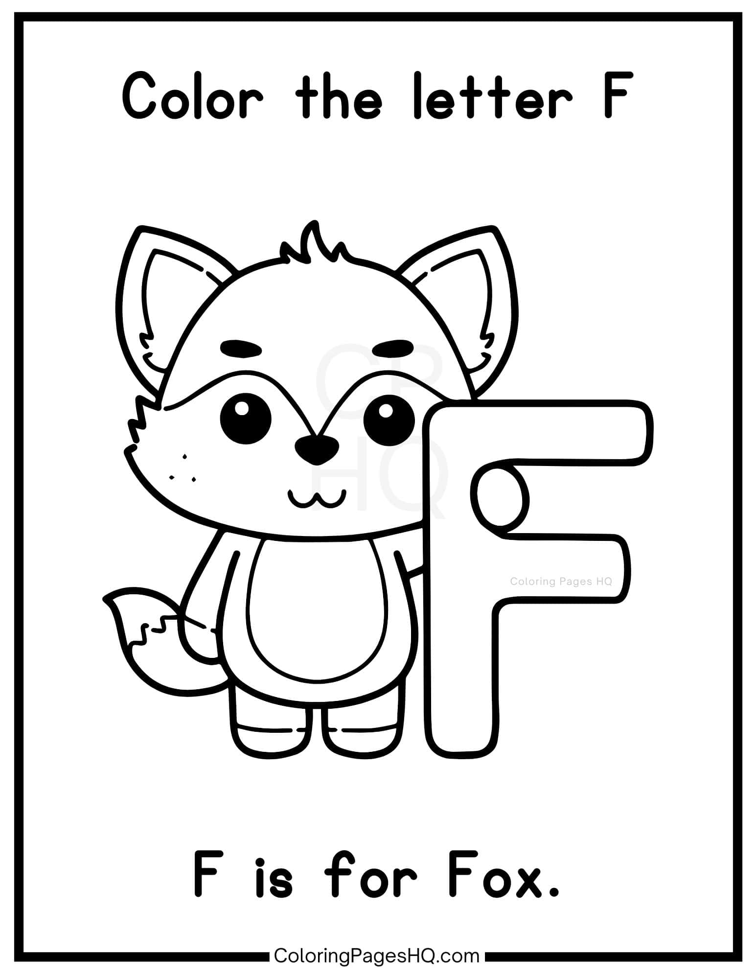 Cute Preschool Animal Alphabet Coloring Pages (Free PDF Printables ...