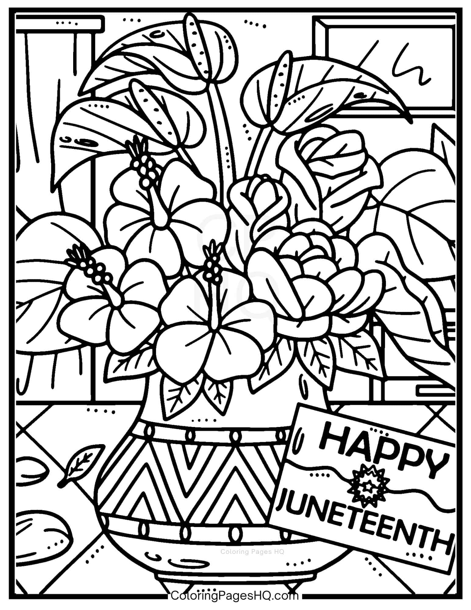 Juneteenth Coloring Pages (Free PDF Printables) - Coloring Pages HQ