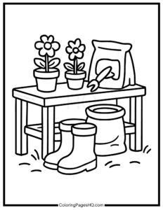 Cute Garden Coloring Pages (Free PDF Printables) - Coloring Pages HQ