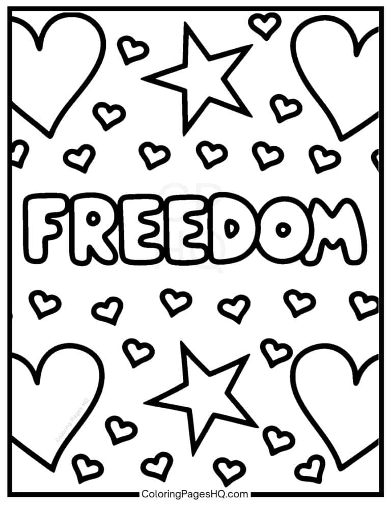 Juneteenth Coloring Pages (Free PDF Printables) - Coloring Pages HQ