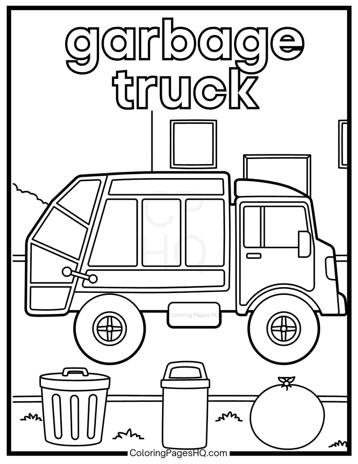 Vehicle Coloring Pages (Free PDF Printables) - Coloring Pages HQ