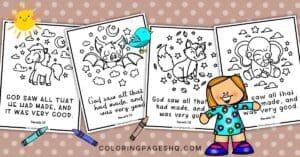 Cute God's Creation Coloring Pages (Free PDF Printables) - Coloring ...