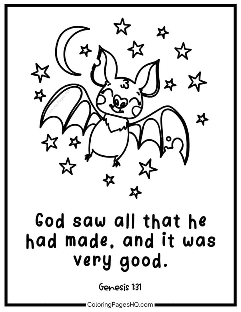 Cute God's Creation Coloring Pages (Free PDF Printables) - Coloring ...