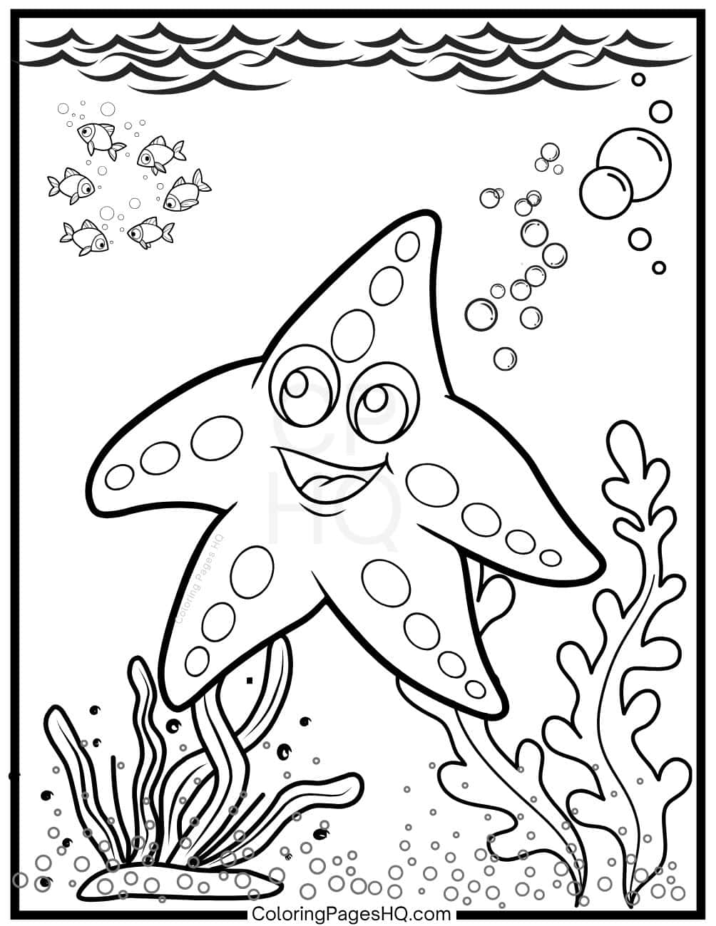 Fun Sea Animal Coloring Pages (Free PDF Printables) - Coloring Pages HQ