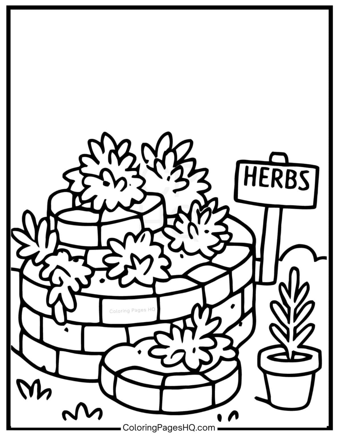 Cute Garden Coloring Pages (Free PDF Printables) - Coloring Pages HQ