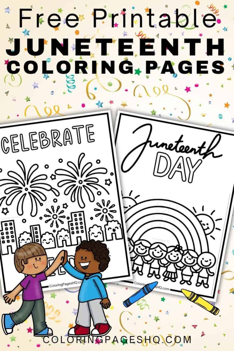 Juneteenth Coloring Pages (Free PDF Printables) - Coloring Pages HQ