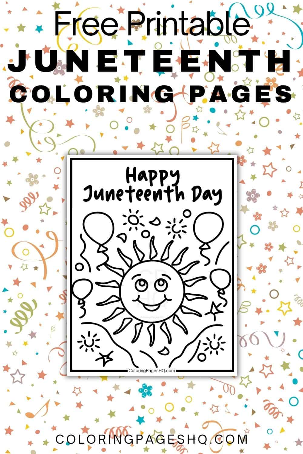 Juneteenth Coloring Pages (Free PDF Printables) - Coloring Pages HQ