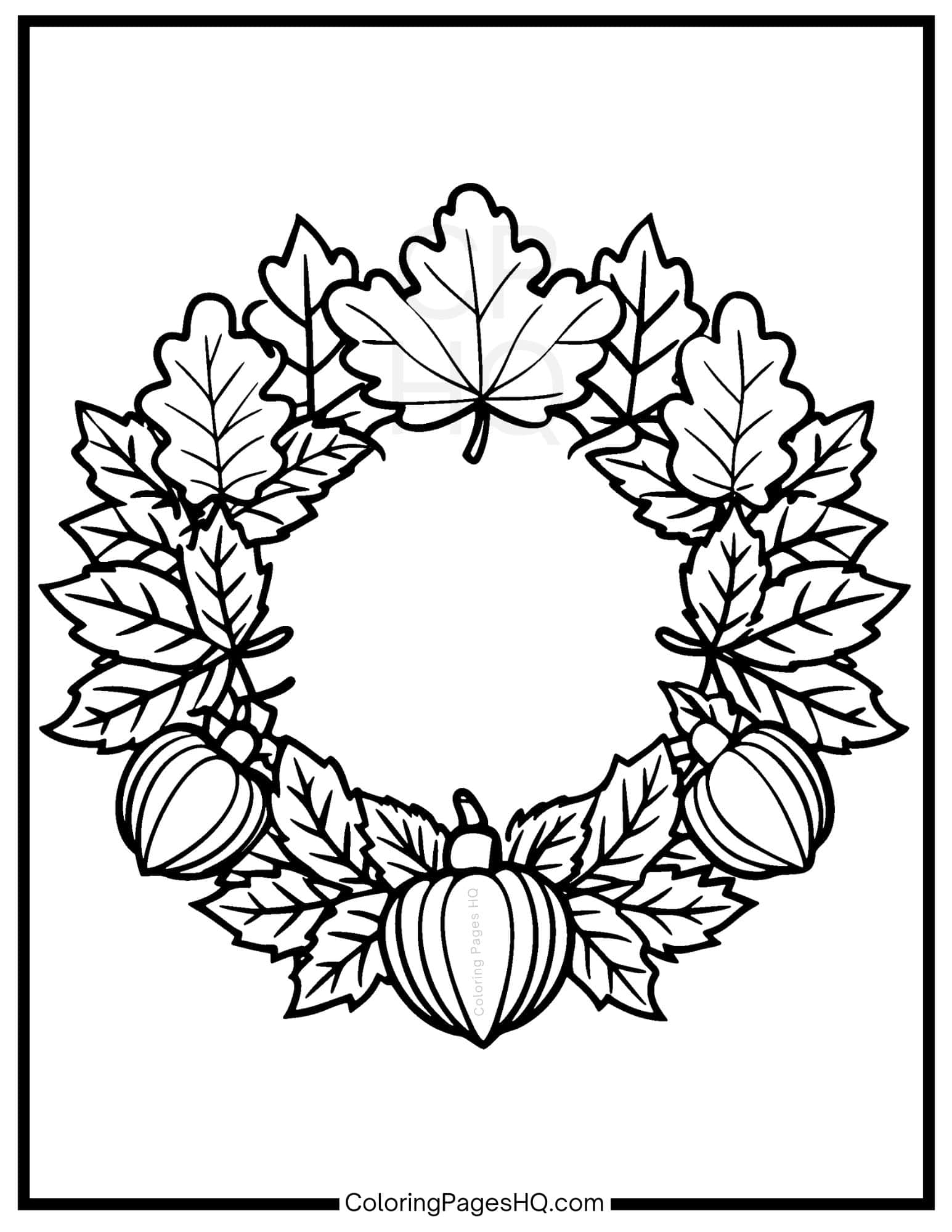 Leaf Coloring Pages (Free PDF Printables) - Coloring Pages HQ