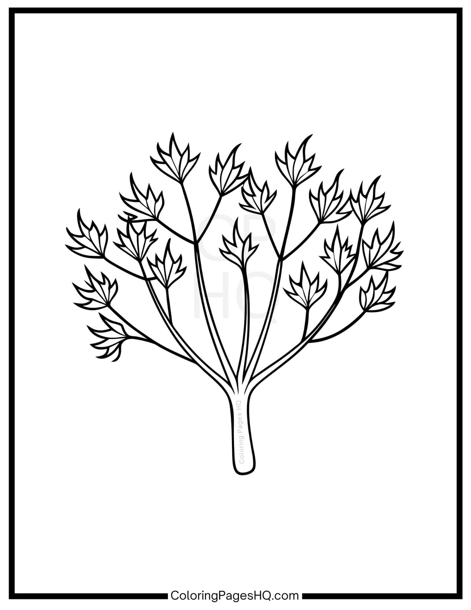 Leaf Coloring Pages (Free PDF Printables) - Coloring Pages HQ