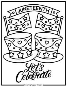 Juneteenth Coloring Pages (Free PDF Printables) - Coloring Pages HQ