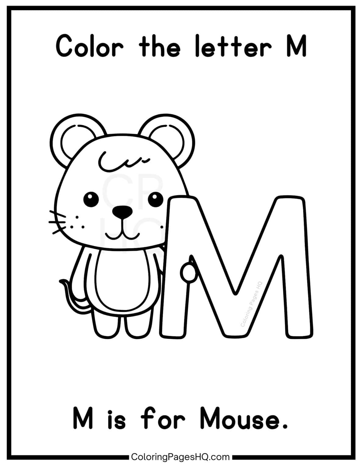 Cute Preschool Animal Alphabet Coloring Pages (Free PDF Printables ...