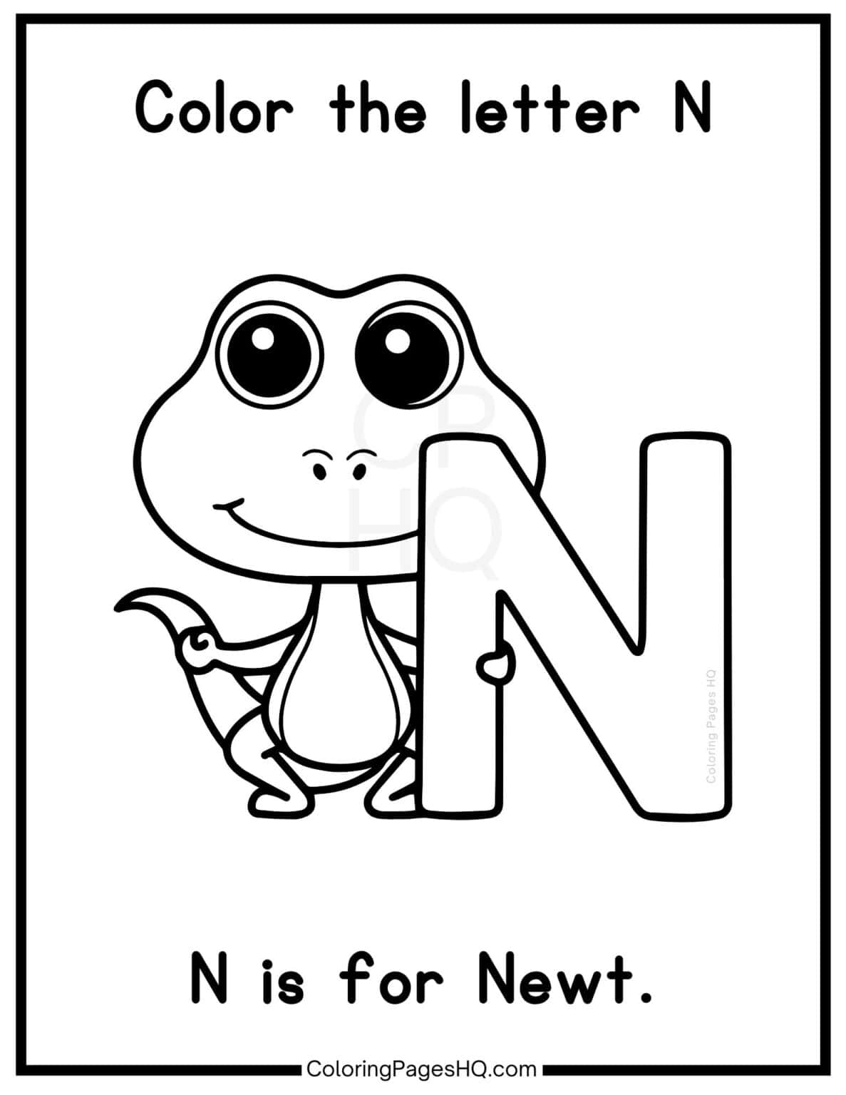Cute Preschool Animal Alphabet Coloring Pages (Free PDF Printables ...