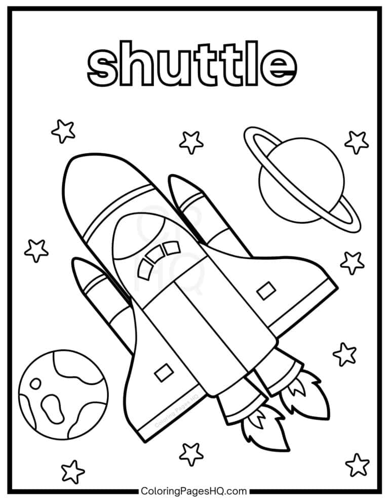 Vehicle Coloring Pages (Free PDF Printables) - Coloring Pages HQ