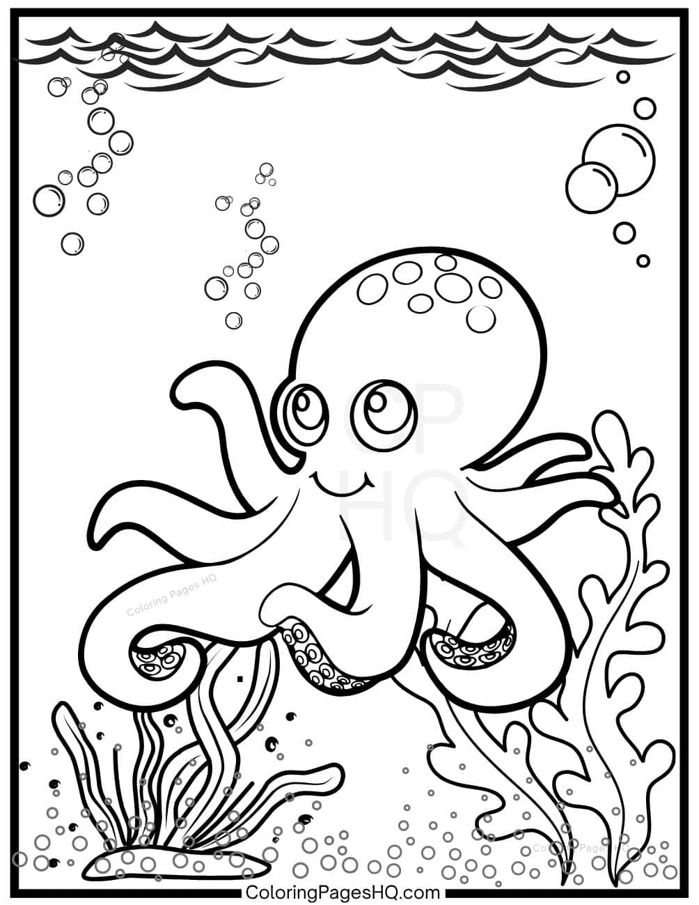 Fun Sea Animal Coloring Pages (Free PDF Printables) - Coloring Pages HQ