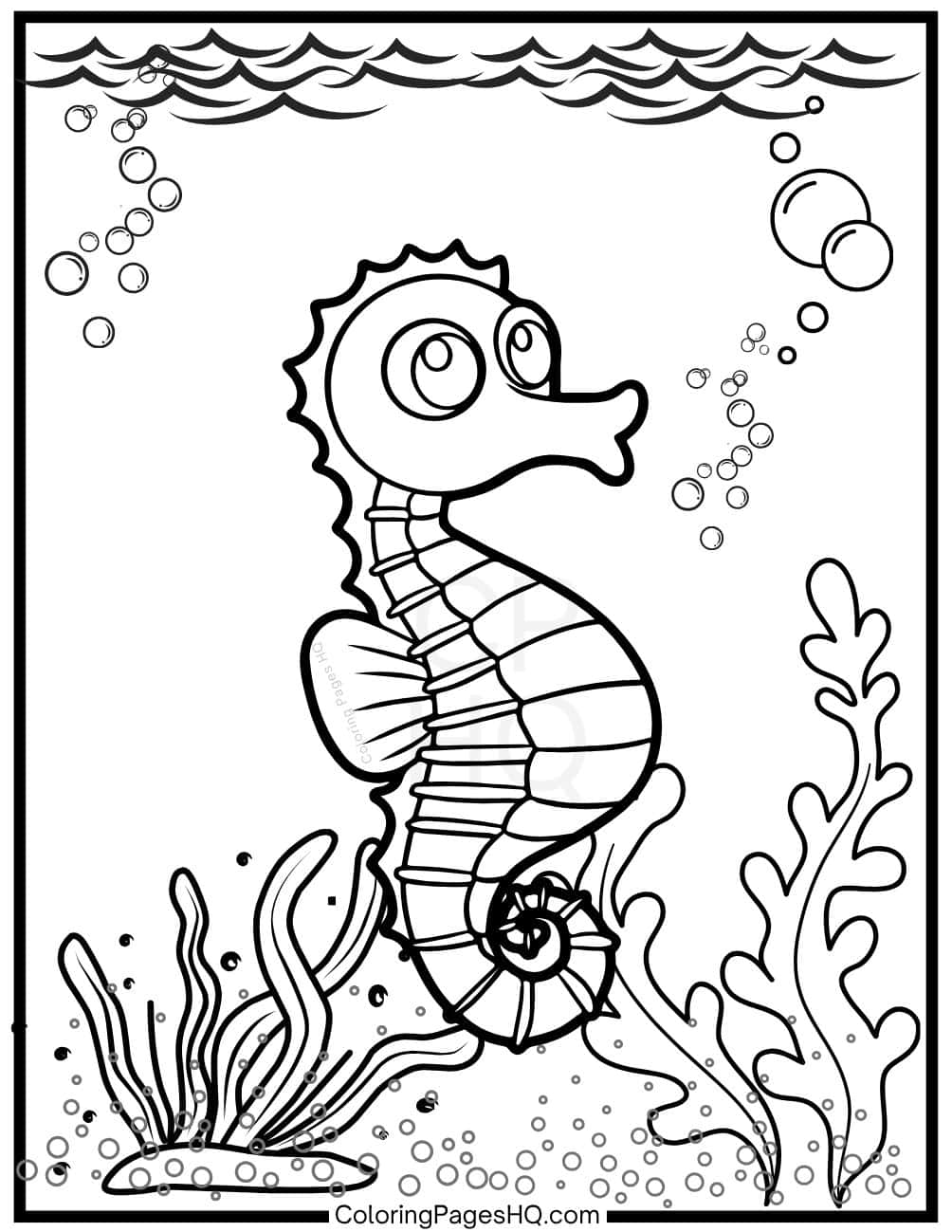 Fun Sea Animal Coloring Pages (Free PDF Printables) - Coloring Pages HQ