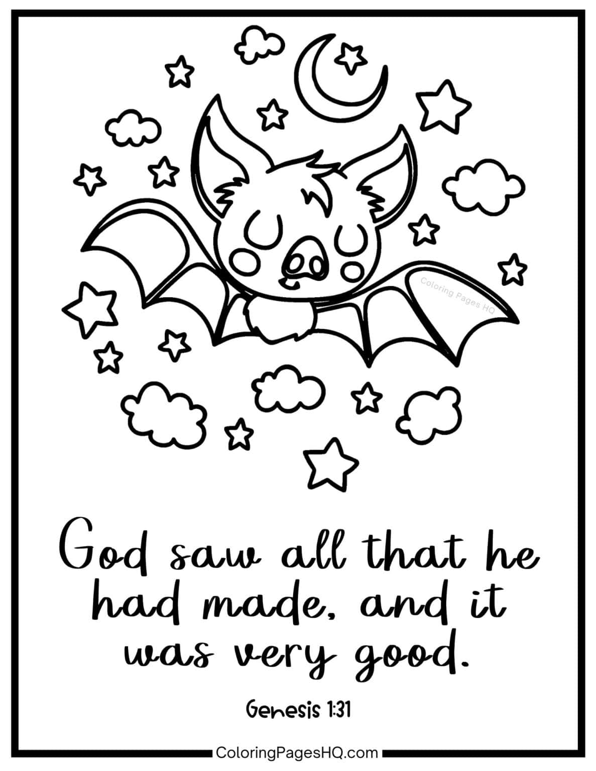 Cute God's Creation Coloring Pages (Free PDF Printables) - Coloring ...