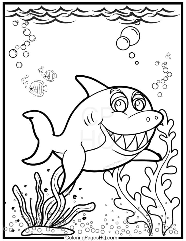 Fun Sea Animal Coloring Pages (Free PDF Printables) - Coloring Pages HQ