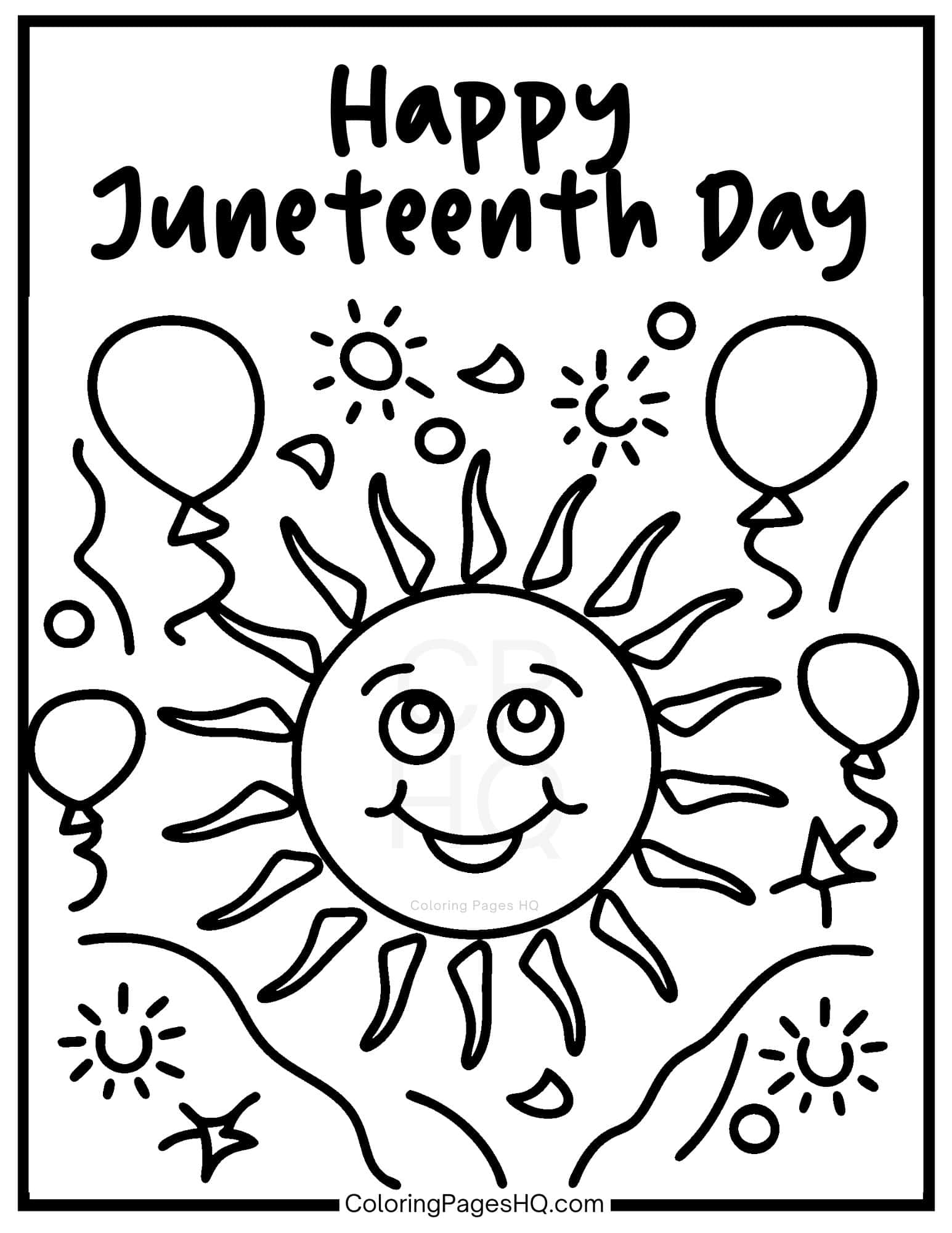 Juneteenth Coloring Pages (Free PDF Printables) - Coloring Pages HQ