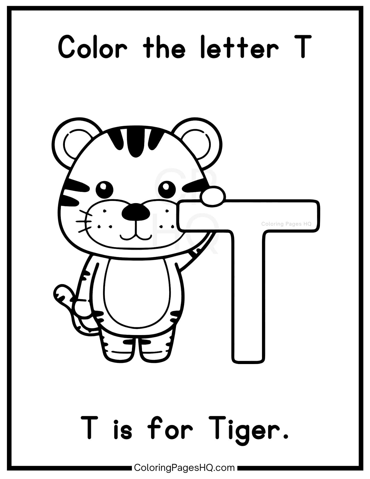 Cute Preschool Animal Alphabet Coloring Pages (Free PDF Printables ...