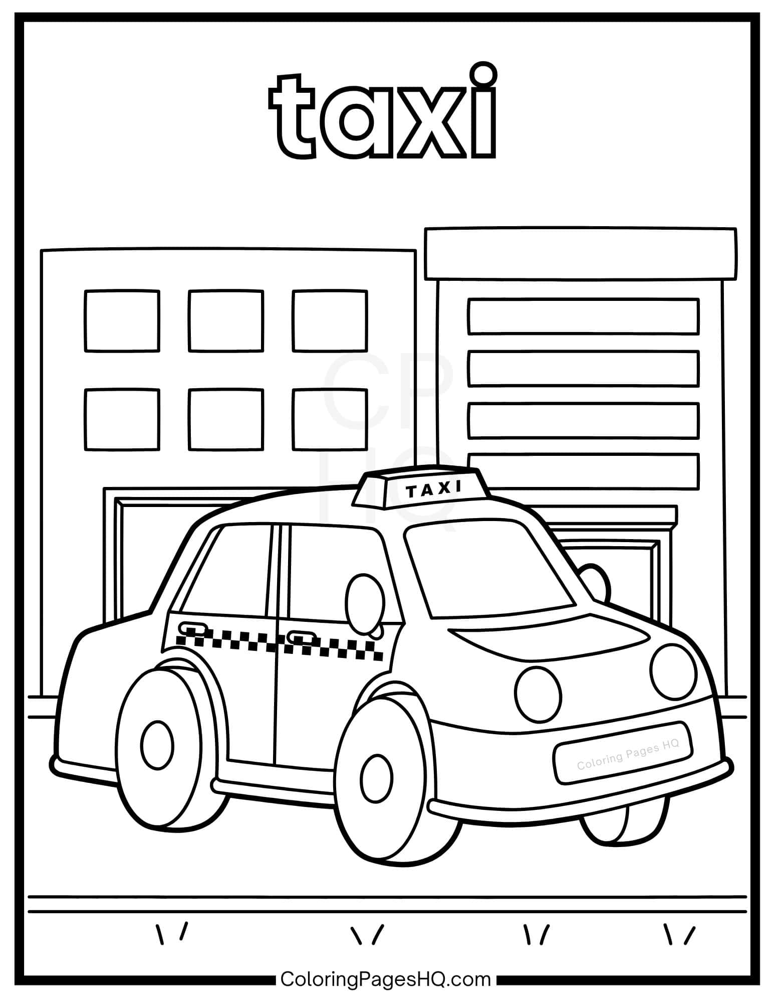 Vehicle Coloring Pages (Free PDF Printables) - Coloring Pages HQ